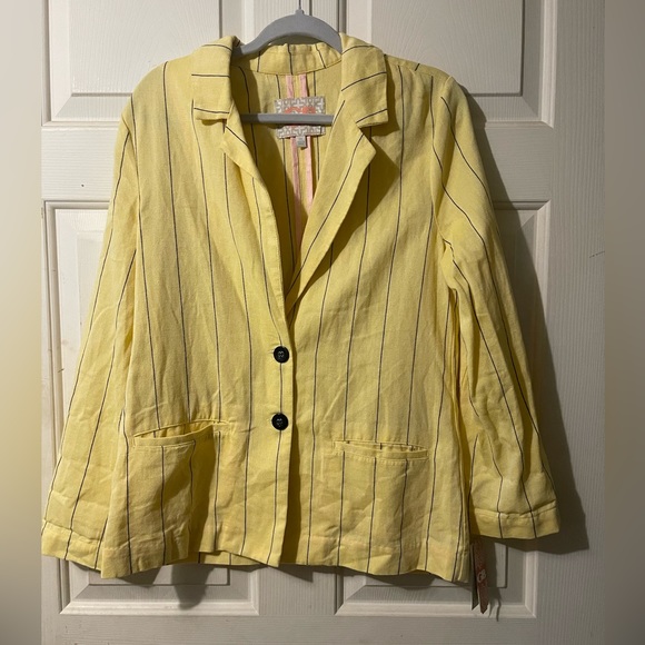 Gianni Bini | Jackets & Coats | Gianni Bini Blazer Womens Medium Yellow ...